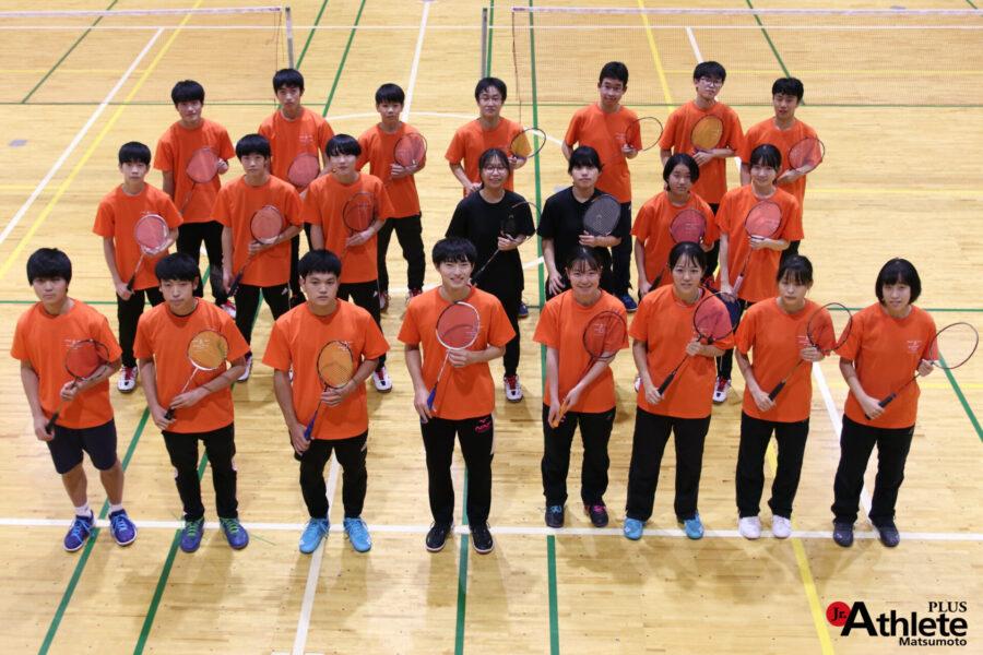松本深志高等学校 バドミントン部 個人戦シングルス男子 - ジュニアアスリートプラス松本